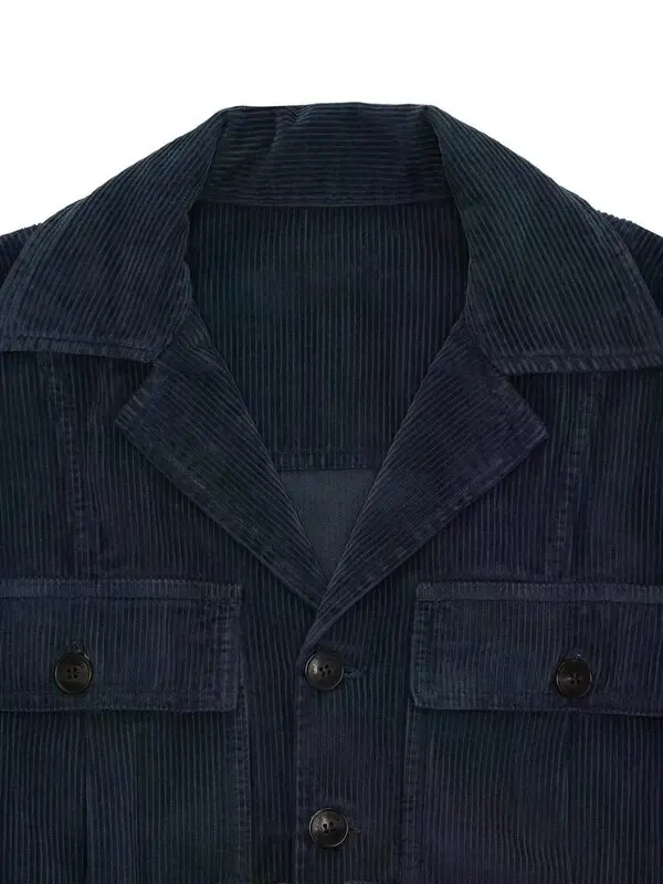 FORTELA Solomon Corduroy Overshirt - Blue
