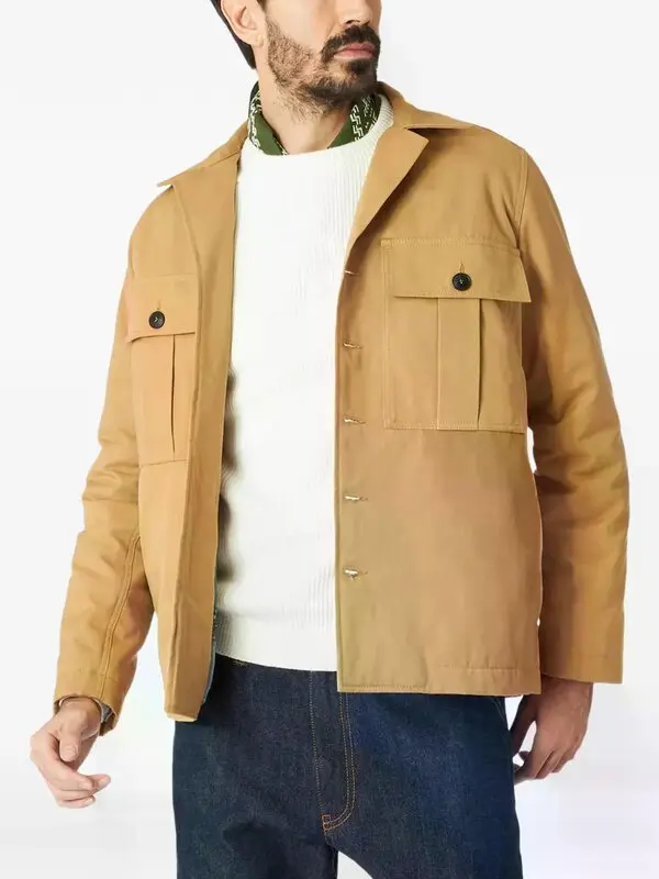 FORTELA Patch Pocket Cotton Overshirt