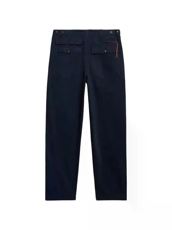 FORTELA Patch-pocket Herringbone Trousers