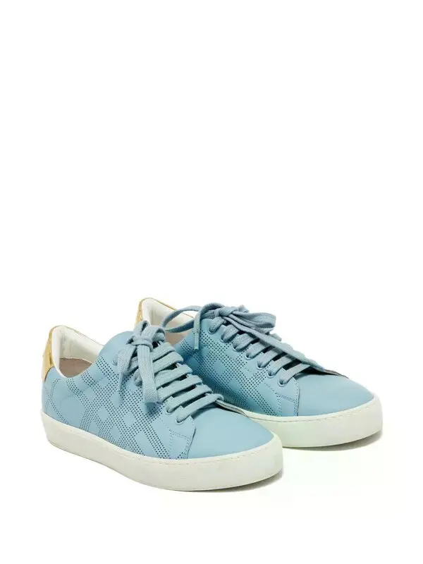 Burberry Leather Perforated Sneakers
