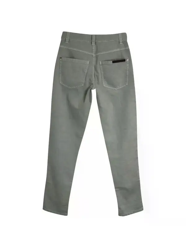 Brunello Cucinelli Button-fastening Straight Leg Jeans - Green
