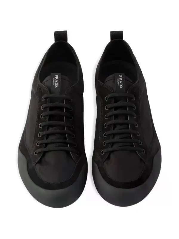 Prada Speedrock Lace-up Sneakers - Black