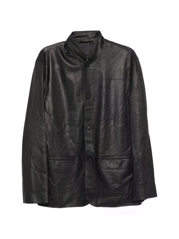 Giorgio Armani Perforated Leather Jacket
