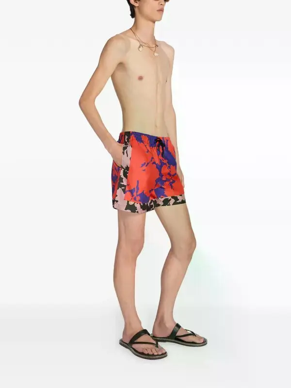 Dries Van Noten Printed Swim Shorts