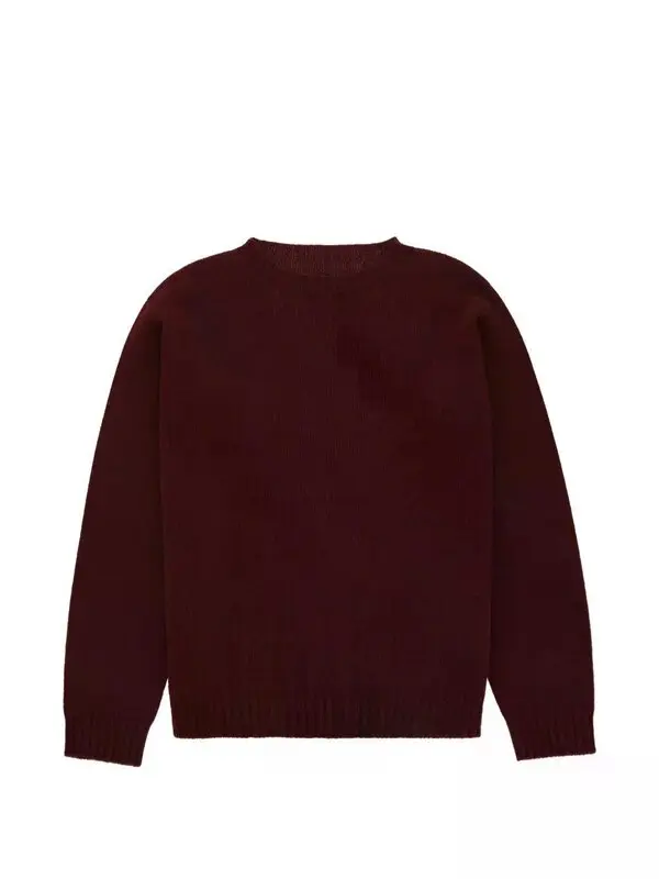 FORTELA Heylor Ribbed Crew-neck Sweater - Red