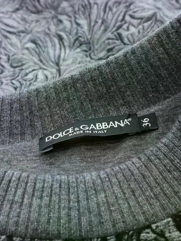 Dolce & Gabbana Embroidered Crew-neck Sweatshirt