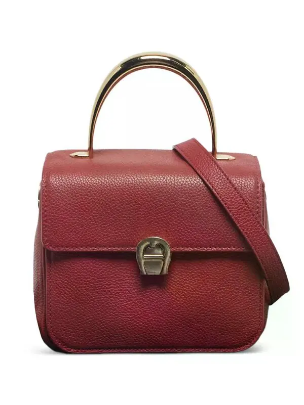 AIGNER Genoveva Leather Tote Bag