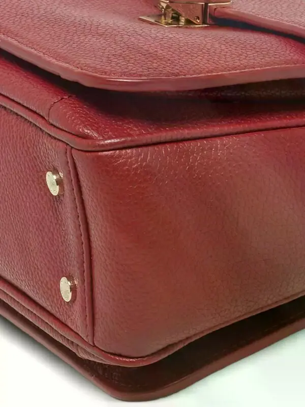 AIGNER Genoveva Leather Tote Bag