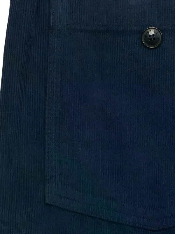 FORTELA Corduroy Fatigue Trousers - Blue