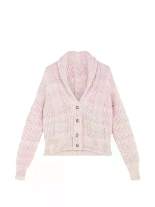 FORTELA V-neck Button Cardigan With Shawl Collar