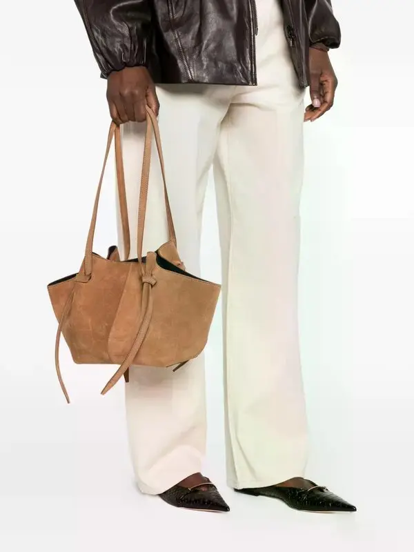 Yuzefi Mochi Knot-detail Shoulder Bag - Brown