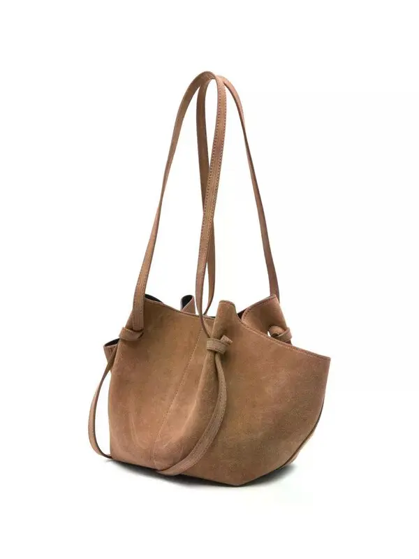 Yuzefi Mochi Knot-detail Shoulder Bag - Brown