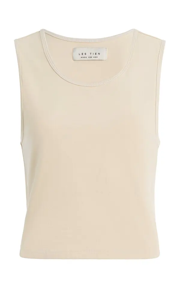 LES TIEN Talya Cropped Tank Top