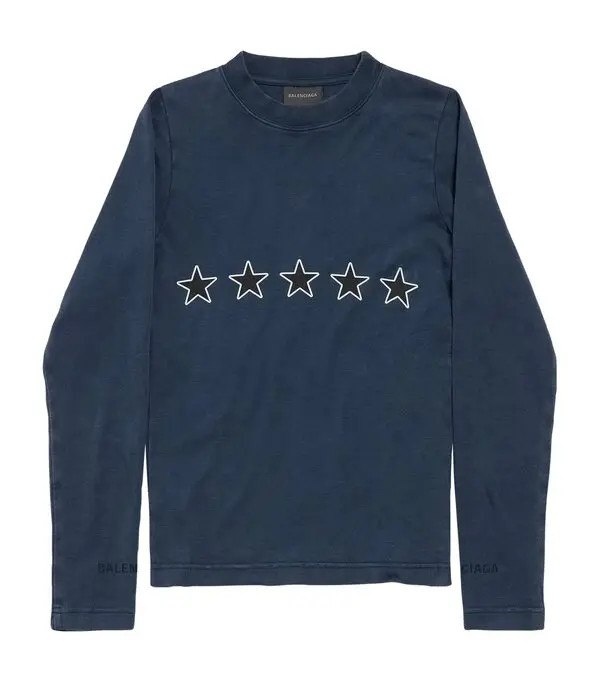 Balenciaga Cotton Top Rating Sweatshirt