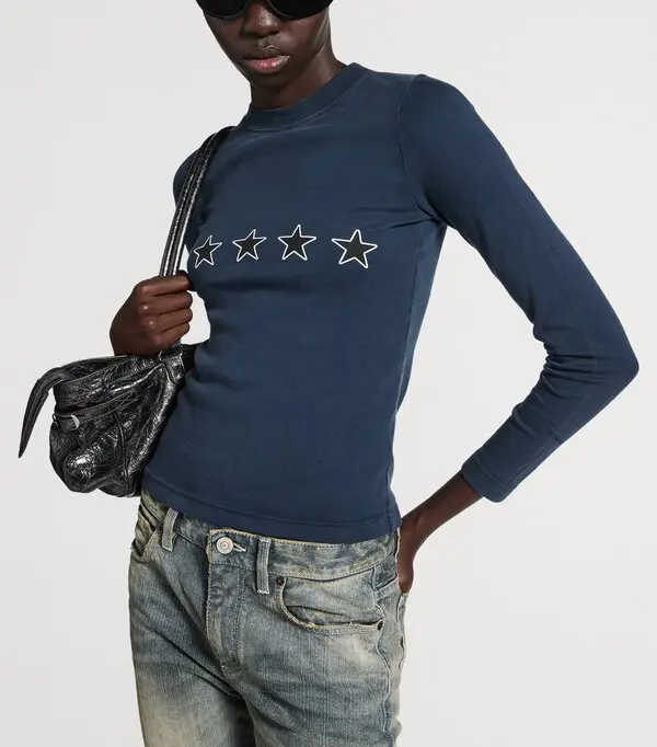 Balenciaga Cotton Top Rating Sweatshirt