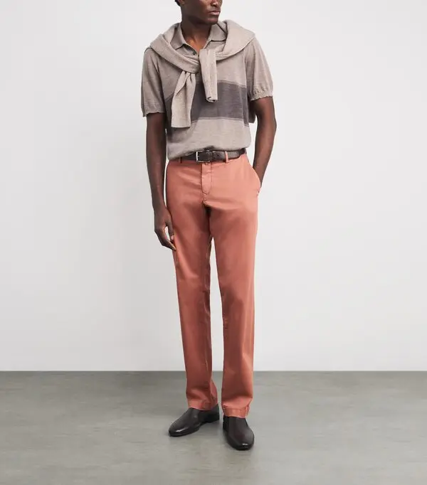 Jacob Cohen Bobby Slim Fit Trousers - Orange