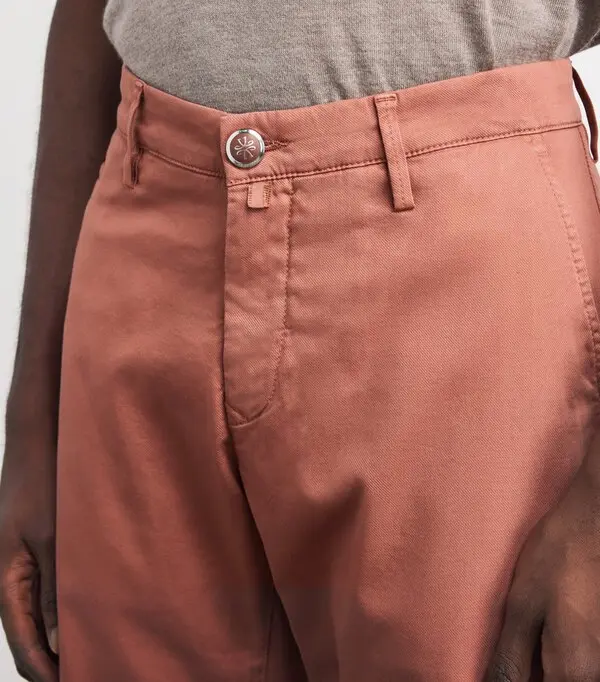 Jacob Cohen Bobby Slim Fit Trousers - Orange