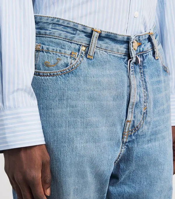 Jacob Cohen Limited Edition Sean Relaxed Straight Jeans