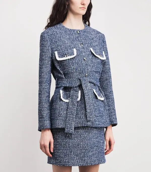 Maje Cotton-blend Tweed Jacket