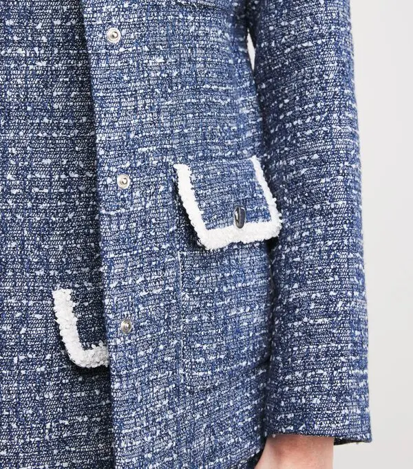 Maje Cotton-blend Tweed Jacket
