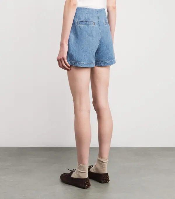 Claudie Pierlot Denim Skort With Button Fastening