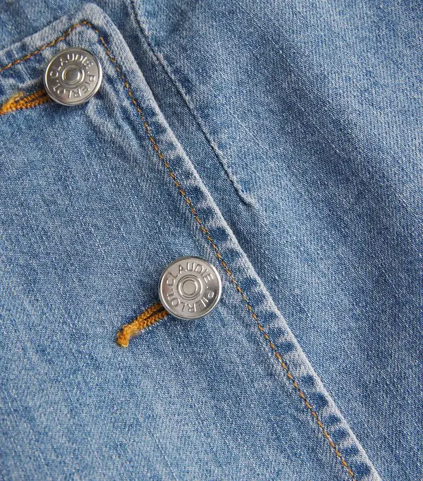 Claudie Pierlot Denim Skort With Button Fastening