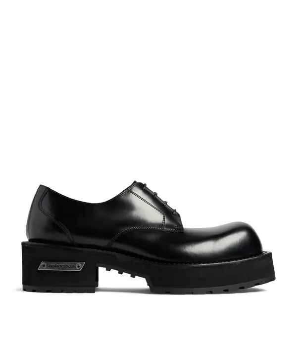 Balenciaga Leather Venom Derby Shoes