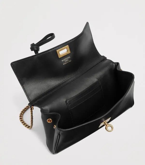 Balenciaga Leather Rodeo Chain Wallet