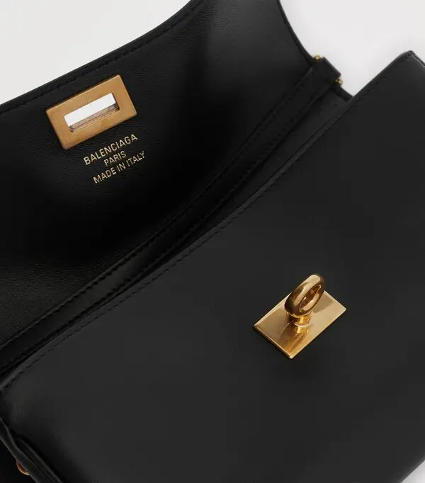 Balenciaga Leather Rodeo Chain Wallet