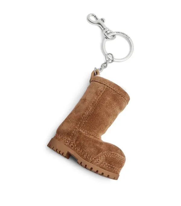 Balenciaga Alaska Boot Keychain - Brown