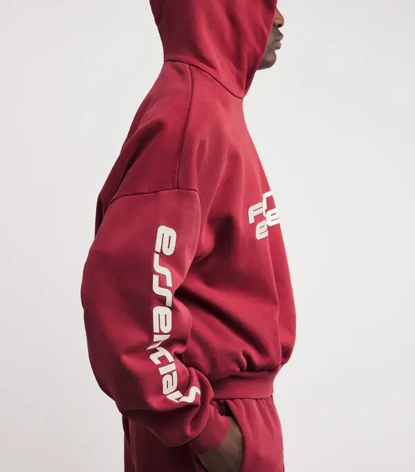 Fear Of God Oversized Logo Hoodie