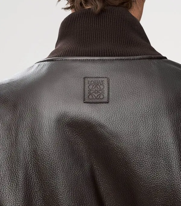 Loewe Leather Bomber Jacket