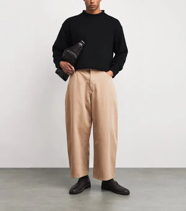 Studio Nicholson Paolo Barrel Jeans - Brown