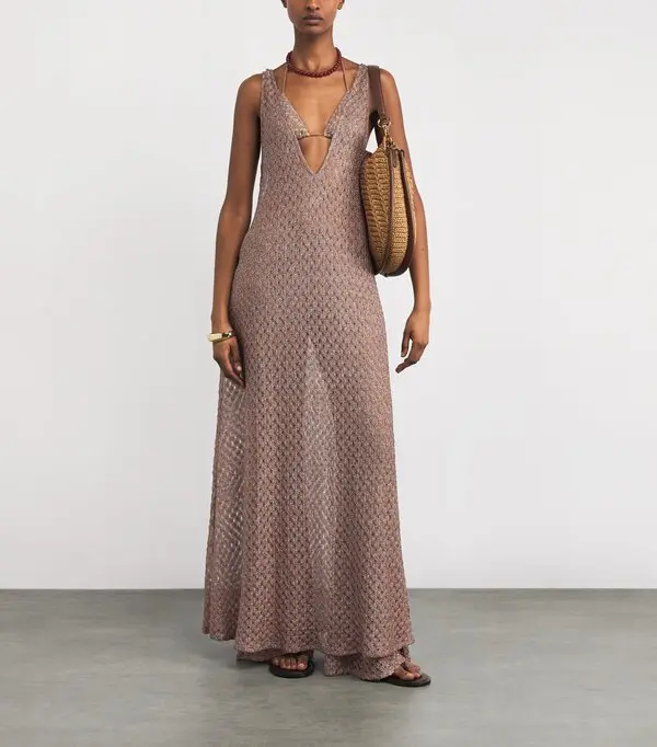 Missoni Crochet Sleeveless Maxi Dress