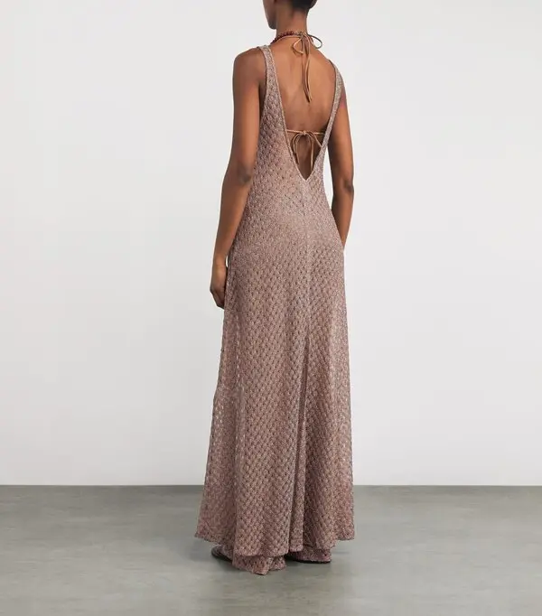 Missoni Crochet Sleeveless Maxi Dress