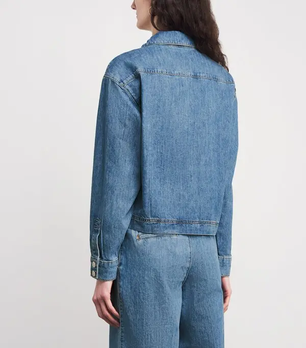 Claudie Pierlot Denim Trucker Jacket