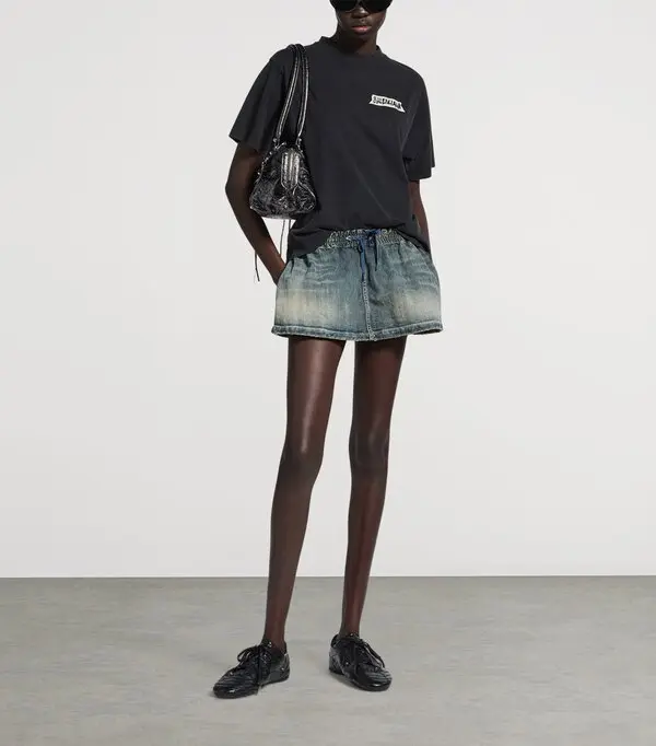Balenciaga Cotton Masking Tape T-shirt - Black