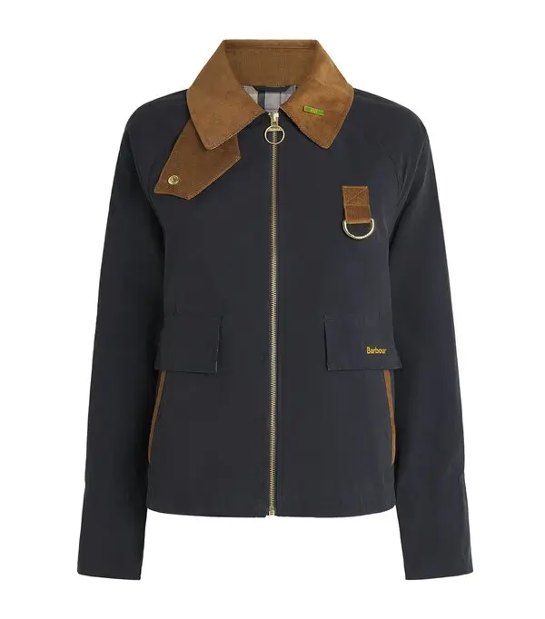 Barbour Cotton-blend Icons Spey Showerproof Jacket - Navy