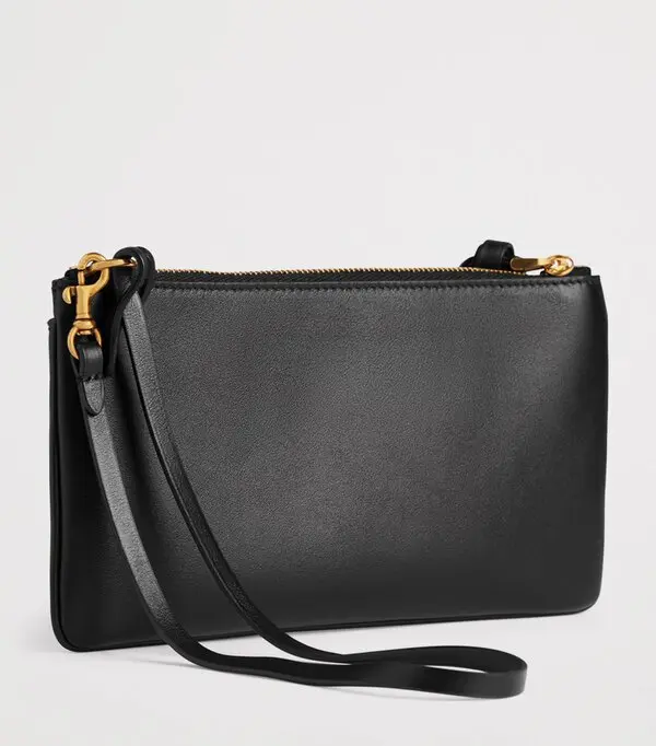 Balenciaga Calfskin Rodeo Pouch - Black