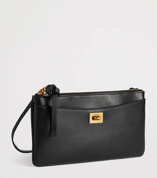 Balenciaga Calfskin Rodeo Pouch - Black