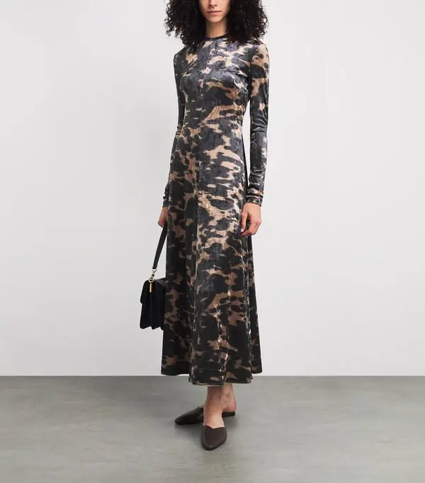 Nanushka Stretch-velvet Jynx Midi Dress