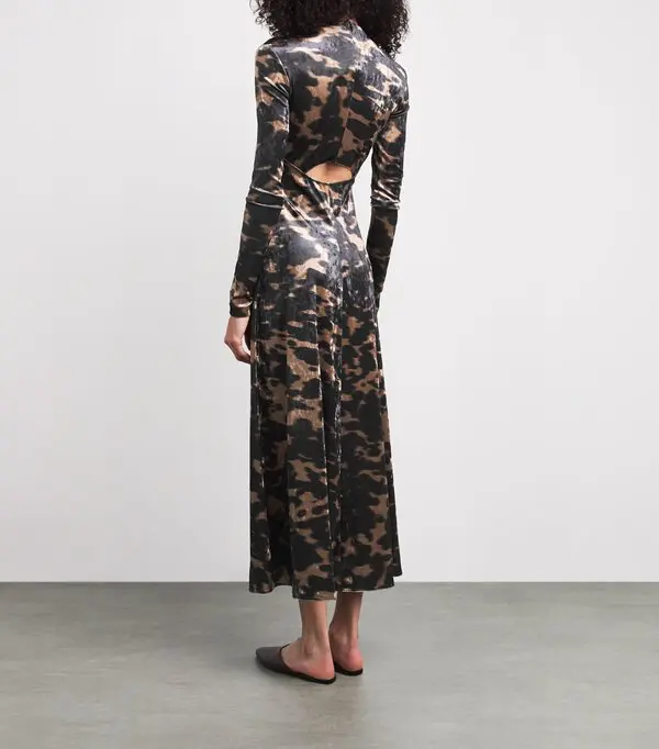 Nanushka Stretch-velvet Jynx Midi Dress