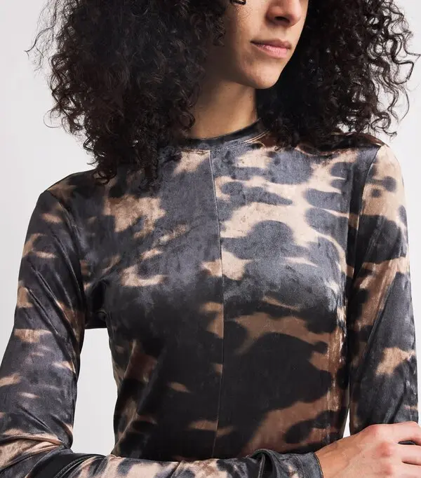 Nanushka Stretch-velvet Jynx Midi Dress