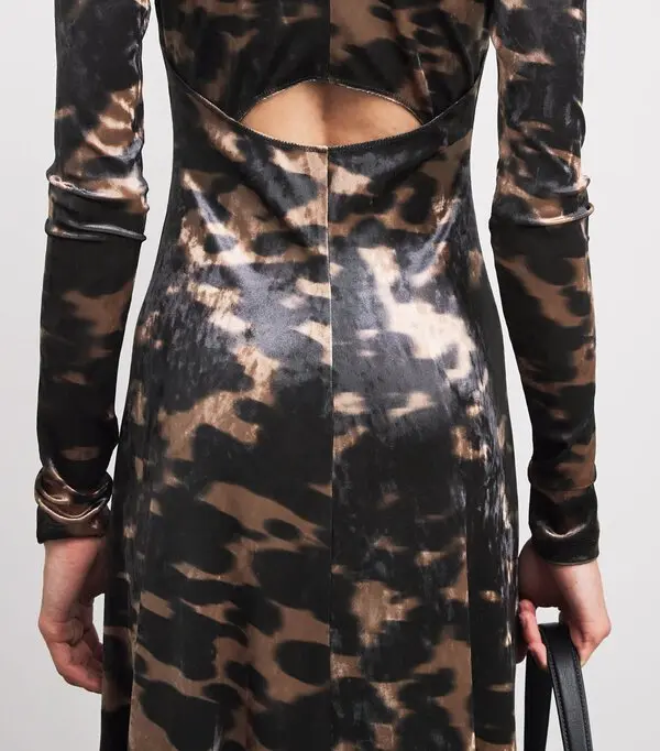 Nanushka Stretch-velvet Jynx Midi Dress