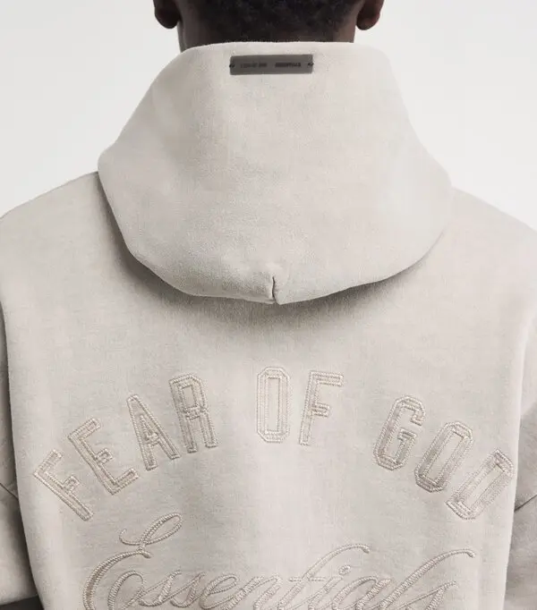 Fear Of God Cotton Script Logo Hoodie