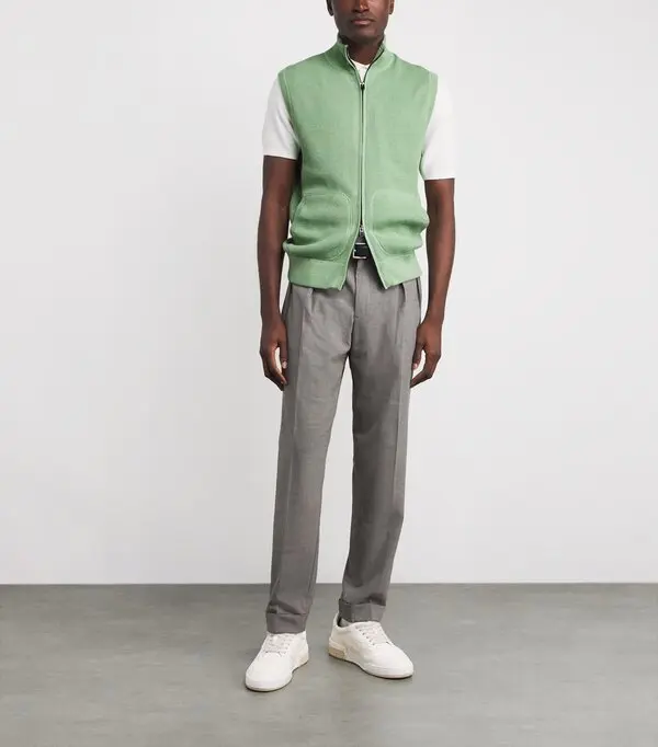 Rlx Ralph Lauren Wool-blend Slim Trousers