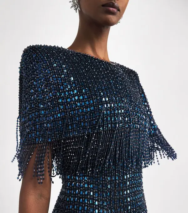 Jenny Packham Embellished Lyla May Gown - Blue