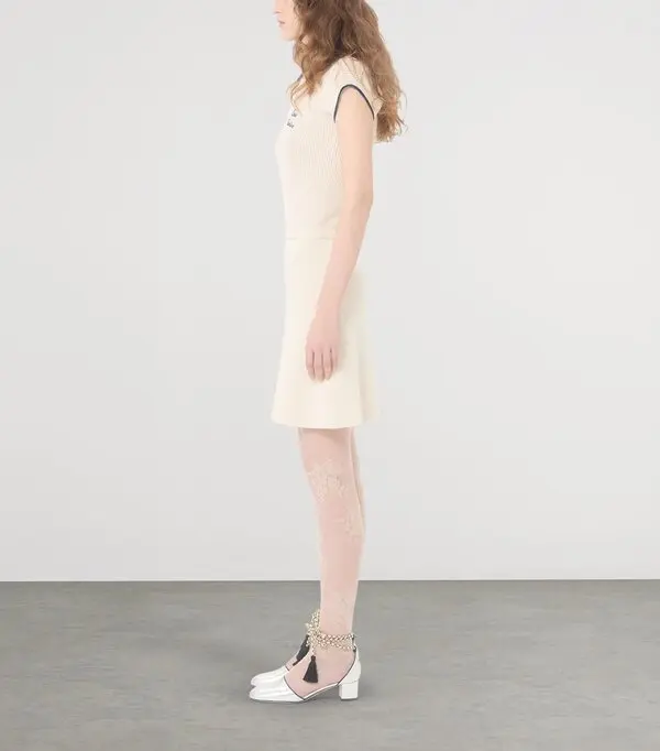 Valentino Garavani Knitted Chez Mini Dress