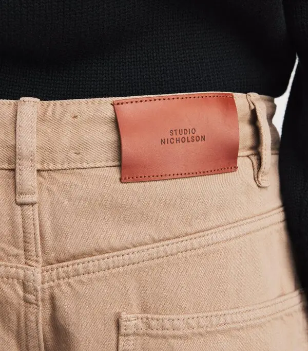 Studio Nicholson Paolo Barrel Jeans - Brown