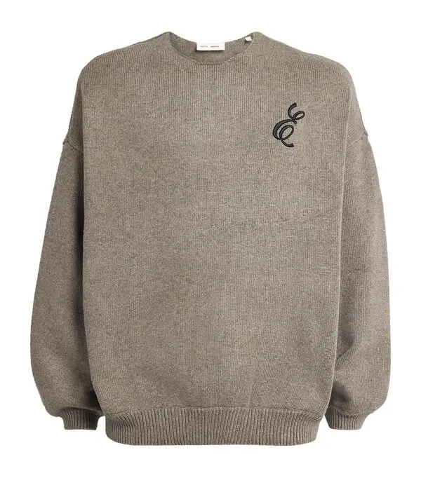 Fear Of God Waffle-knit Script Sweater